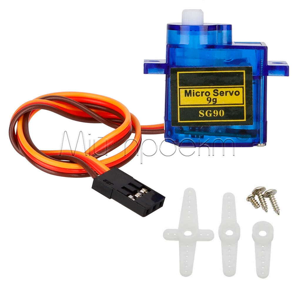 SG90 9g сервопривід | 4.2–6V, 180°, 1.5 кг·см ⚡ PWM Arduino