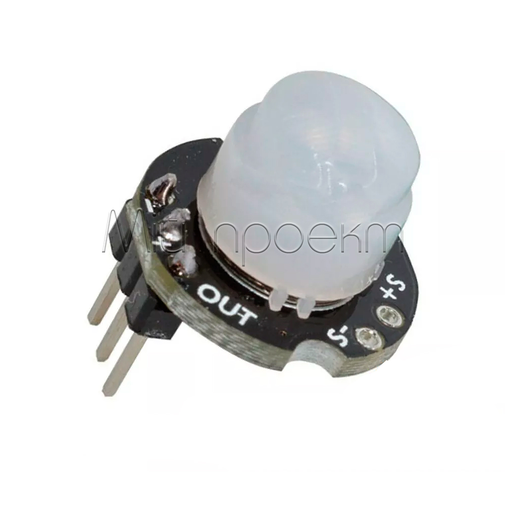 SR602 PIR датчик движения | 3.3–15V, 0–5 м Задержка до 4200 с