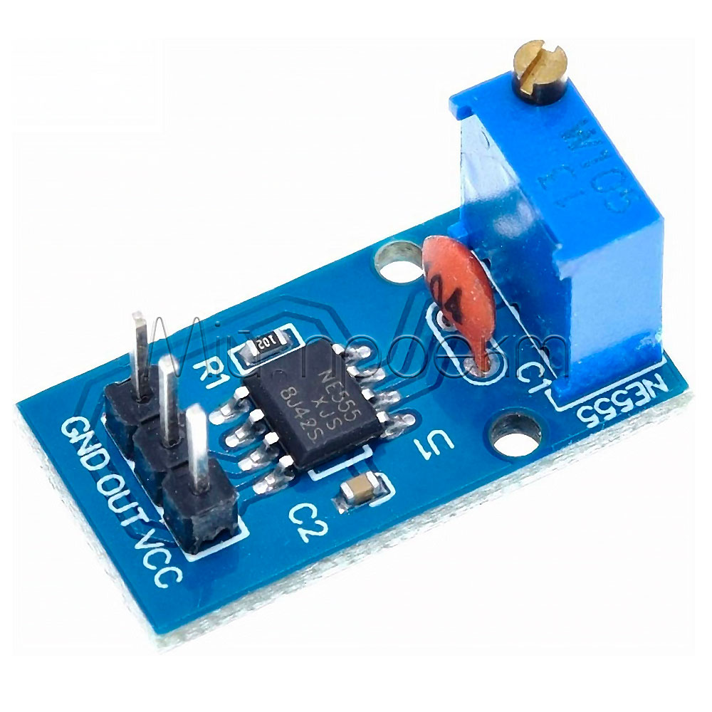 NE555 генератор импульсов | 5–12V, 17 Гц–2.6кГц ⚡ компактный