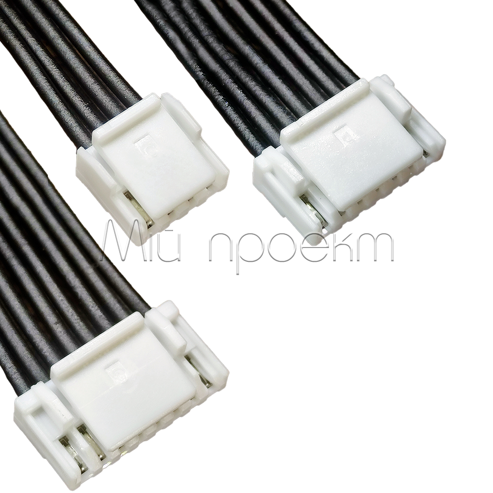 Разъём JST GH 1.25 мм | 4/7/8 пин, 26AWG, 200 мм 🔧 без пайки