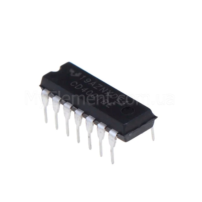 CD4001BE | 4×NOR, CMOS 4000B, DIP14, 3–18V ⚡ Витоки ≤1µA